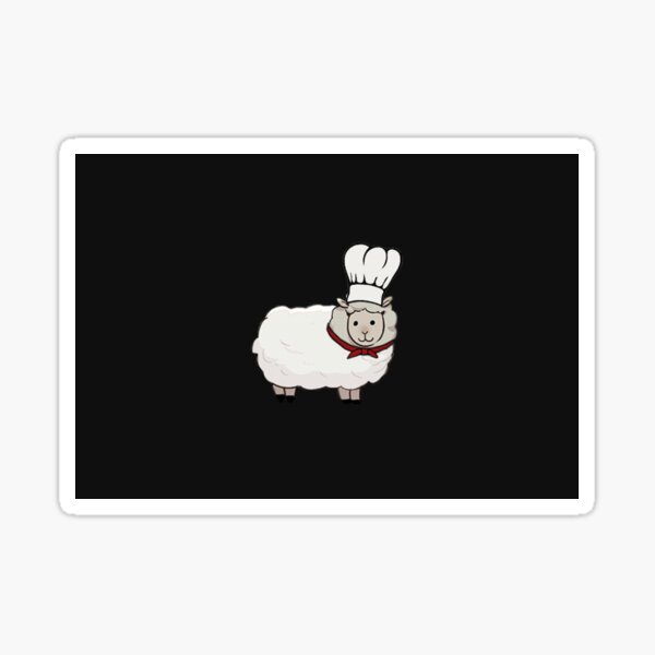 "Mask - Cook Sheep" Sticker for Sale by Hiruka | Redbubble