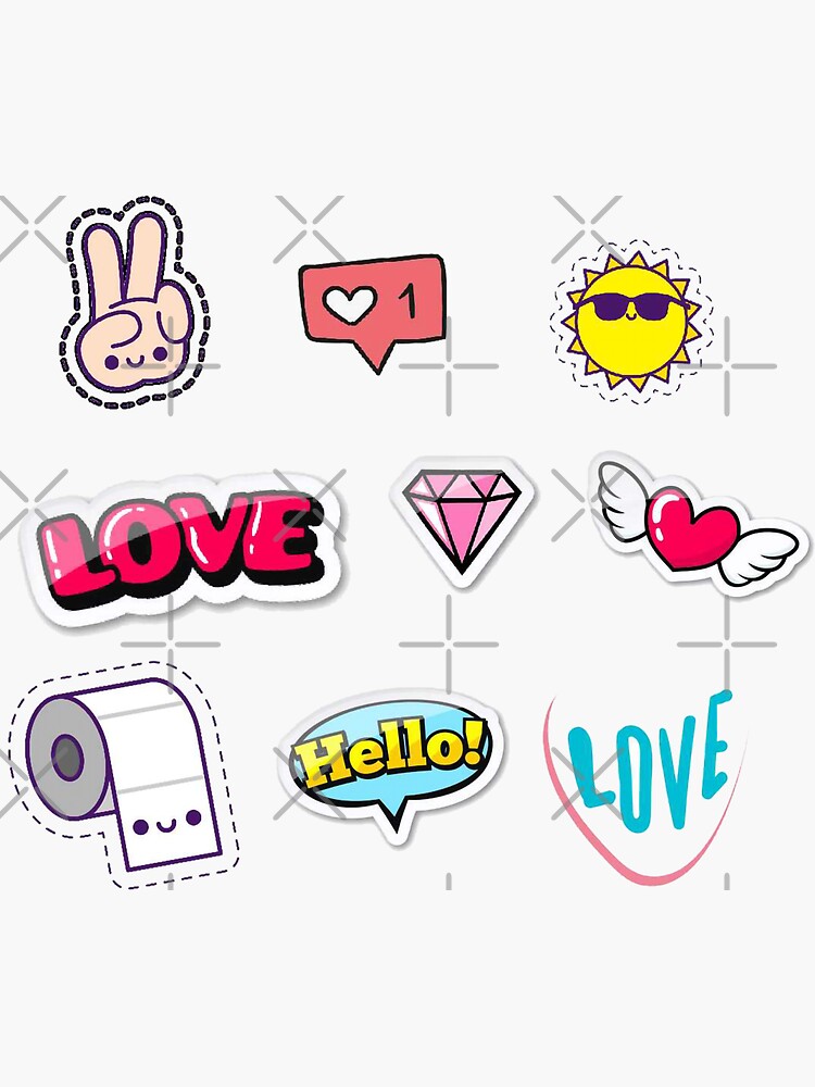 "the ultimate cute stickers" Sticker by Wizabi | Redbubble