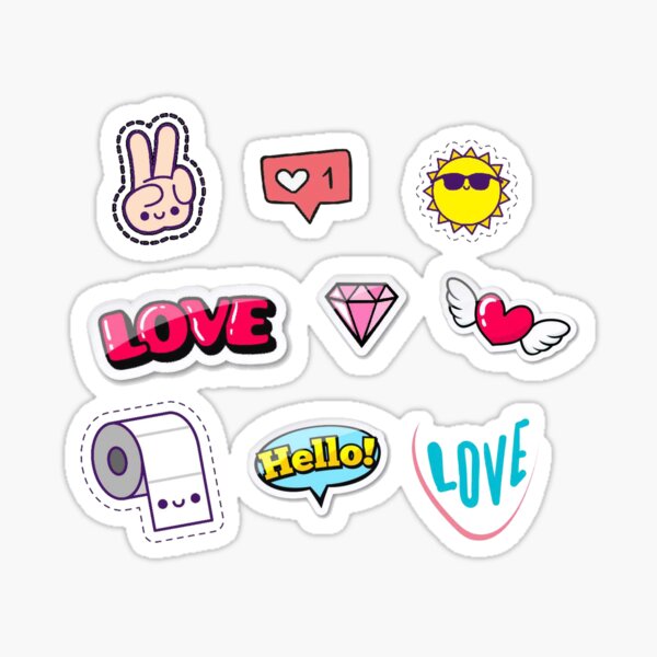 "the ultimate cute stickers" Sticker by Wizabi | Redbubble