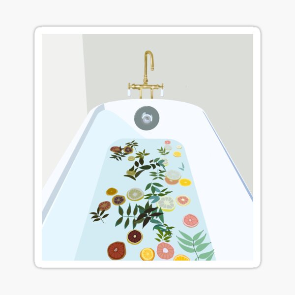 "Bubble Bath" Sticker by Britt-prints | Redbubble