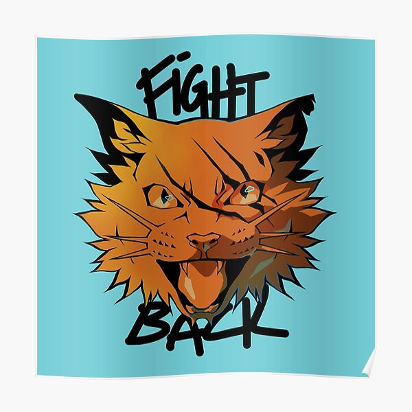 "Fight Back" Poster for Sale by YoteeYip | Redbubble