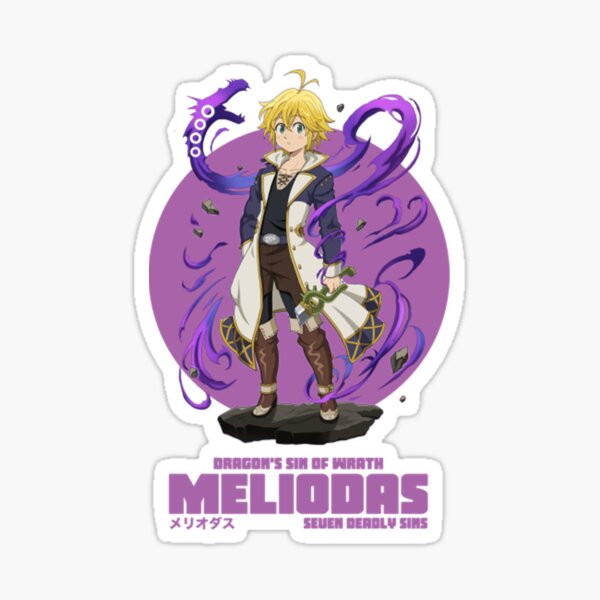 "Meliodas Seven Deadly Sins ( Nanatsu No Taizai" Sticker for Sale by ...