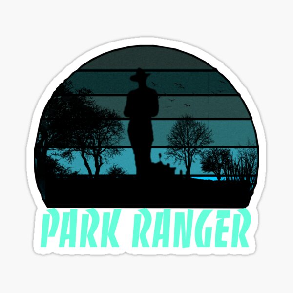 "Park ranger vintage" Sticker for Sale by sid1497 | Redbubble