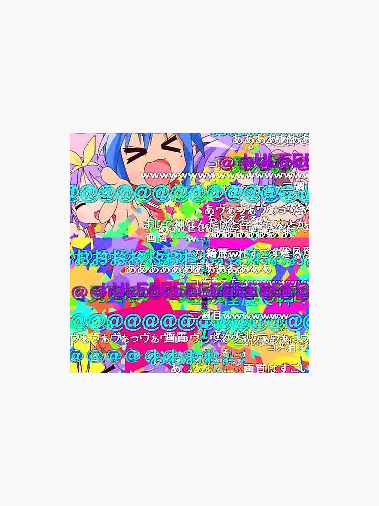 "Anime Glitchcore" Sticker for Sale by cinlali | Redbubble