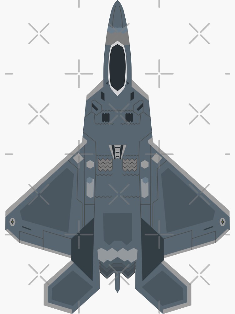 "F-22 Raptor" Sticker for Sale by rishthak | Redbubble