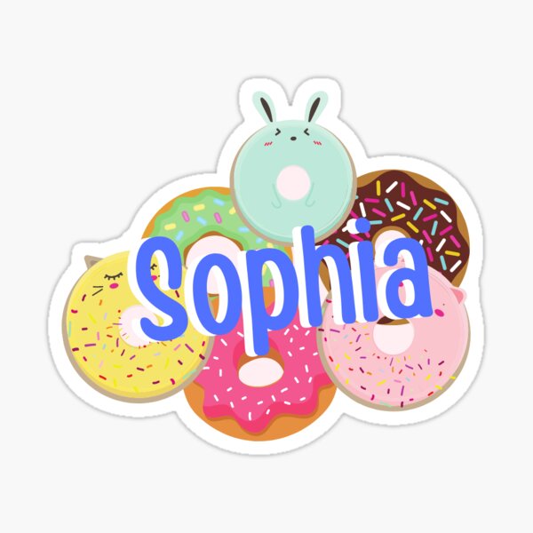 Sophia Name Stickers | Redbubble