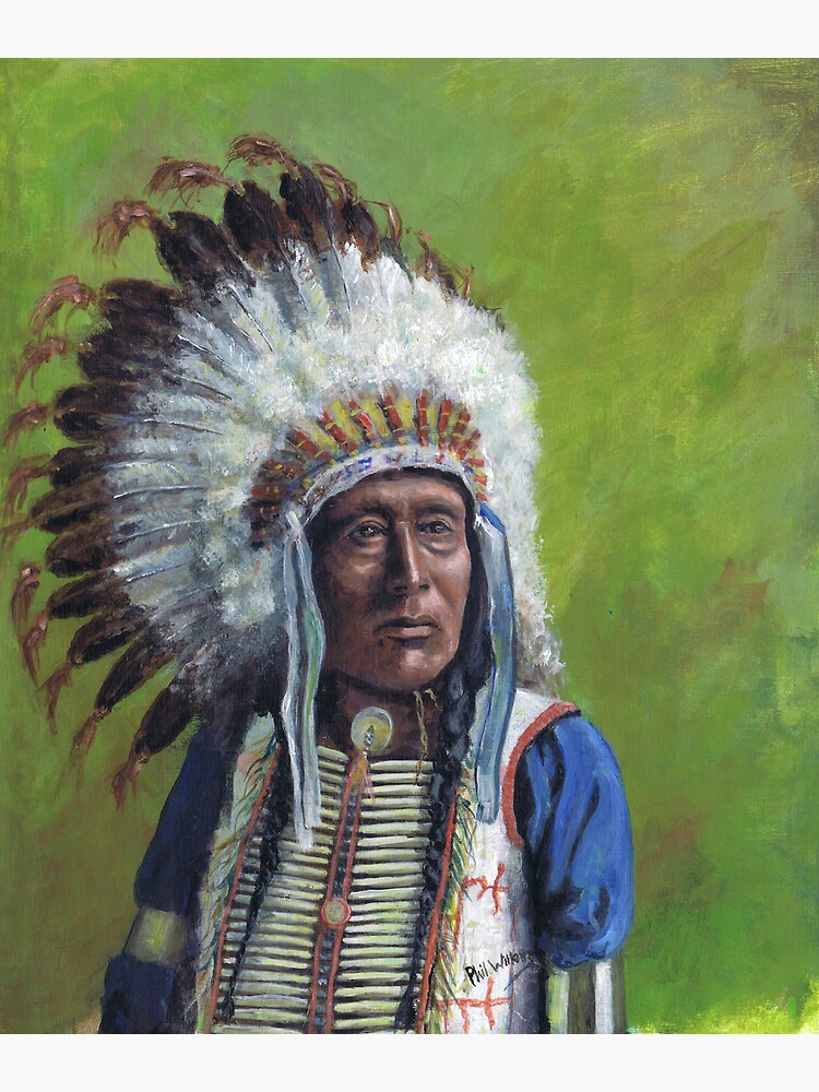 "Chief Red Shirt " Poster by phils-art | Redbubble