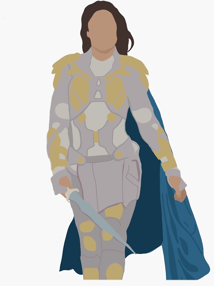 "Valkyrie" Sticker for Sale by Aimeerenn | Redbubble