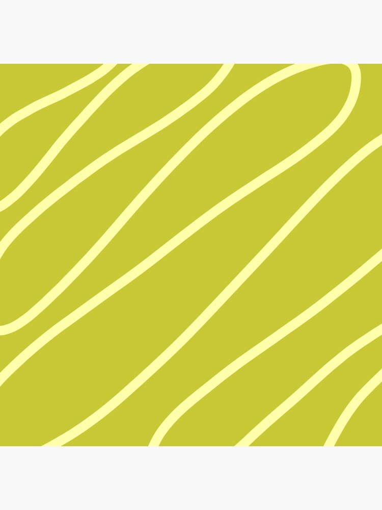 "Simple Green Line Art Modern Minimalist Design" Sticker for Sale by ...