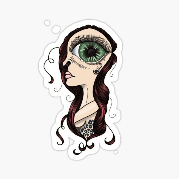 "Beautiful Weirdo" Sticker for Sale by TheLosersLounge | Redbubble