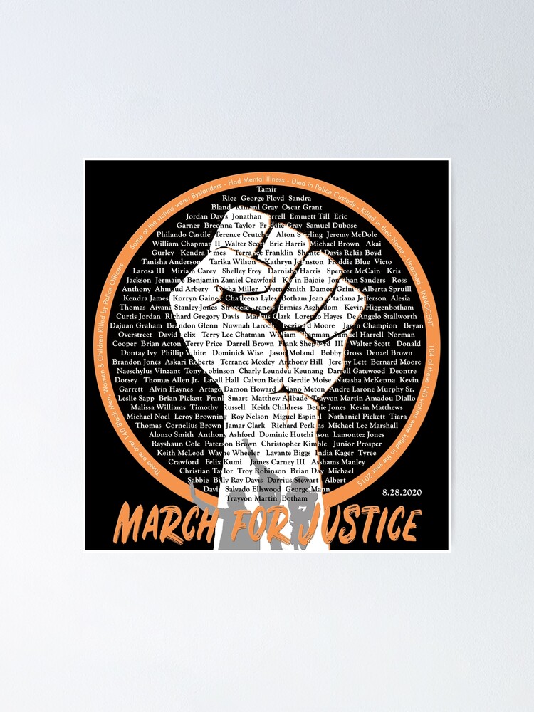 "Say Their Name" Poster by jbryant923 | Redbubble