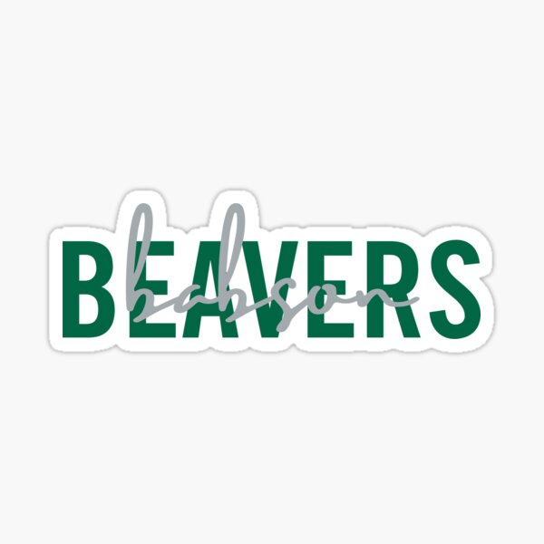 "Babson Beavers" Sticker by vnguyen4 | Redbubble