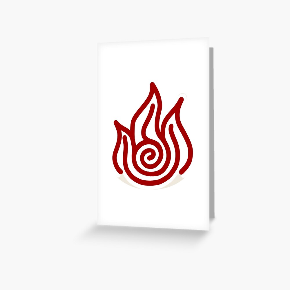 "ATLA fire symbol / fire nation logo" Greeting Card for Sale by ...
