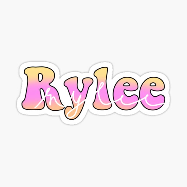 Rylee Name Stickers | Redbubble