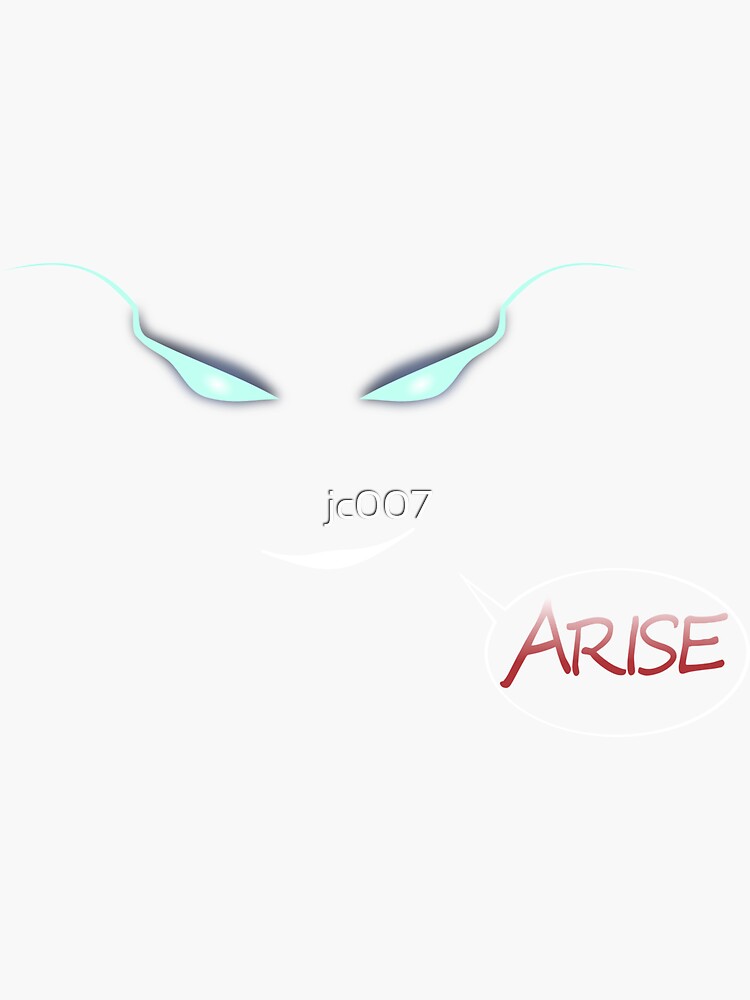 "Solo Leveling - Arise" Sticker for Sale by jc007 | Redbubble