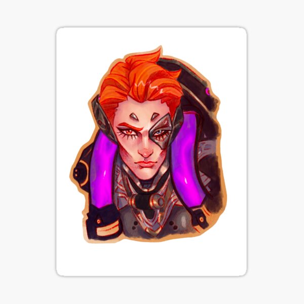 Moira Overwatch Stickers | Redbubble
