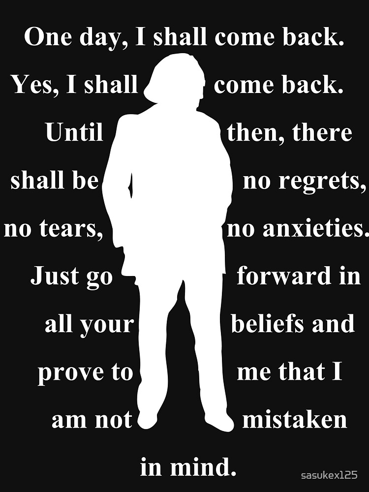 "1st Doctor quote shirt" T-shirt for Sale by sasukex125 | Redbubble ...