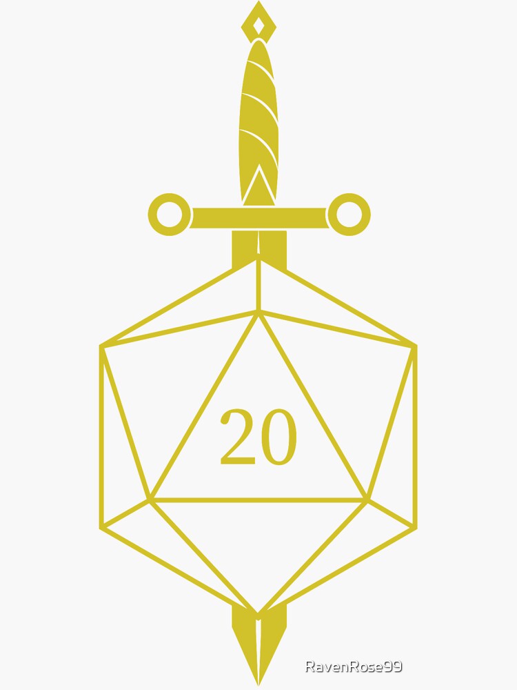 "DnD Rouge Design_Transparent" Sticker for Sale by RavenRose99 | Redbubble