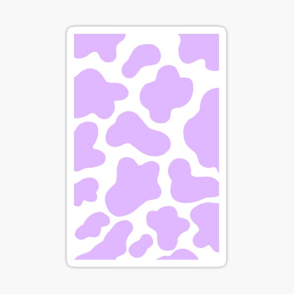 "Purple cow print phone case" Sticker for Sale by vsco-stickers16 ...