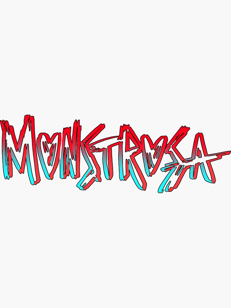 "MONSTROSA Album Logo" Sticker for Sale by MONSTROSA | Redbubble