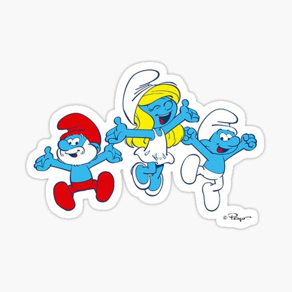 The Smurfs Stickers | Redbubble