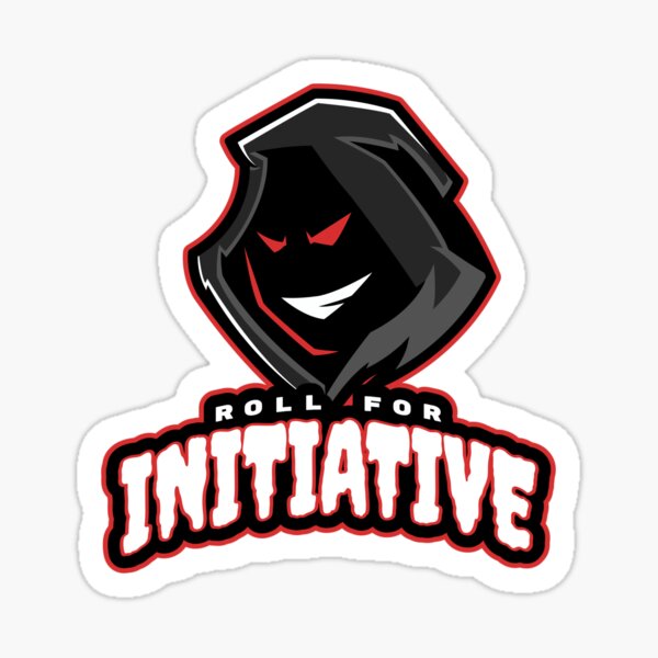 "Roll For Initiative" Sticker by buddhabubbapod | Redbubble