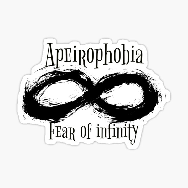 "Apeirophobia -Fear of Infinity" Sticker for Sale by Roguetees5150 ...