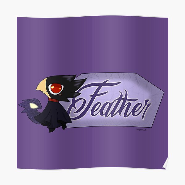"Tokoyami Feather" Poster by RosyRiotArt | Redbubble