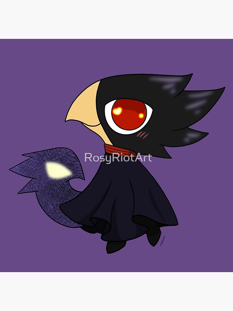 "Chibi Tokoyami" Photographic Print for Sale by RosyRiotArt | Redbubble