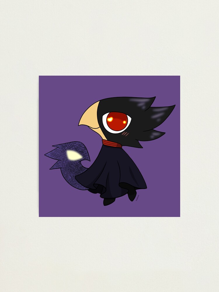 "Chibi Tokoyami" Photographic Print for Sale by RosyRiotArt | Redbubble