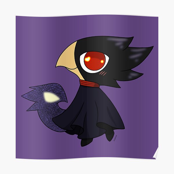 "Chibi Tokoyami" Poster for Sale by RosyRiotArt | Redbubble