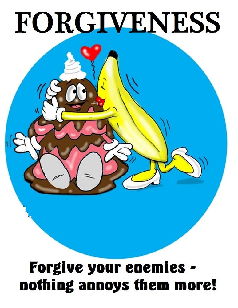 "FORGIVENESS CARTOON QUOTE" by InspireCartoons | Redbubble