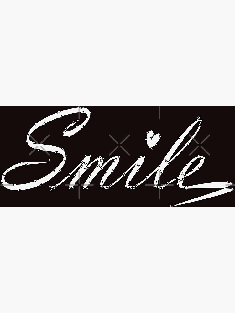 "Smile Script" Poster for Sale by jaml-12 | Redbubble