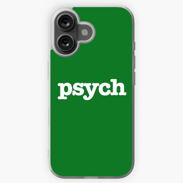 "Psych Title" iPhone Case for Sale by kayability | Redbubble
