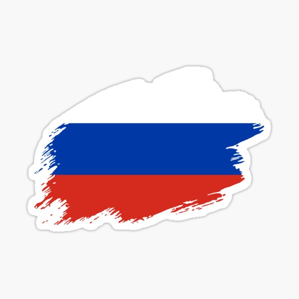 "Russia russian flag flag" Sticker for Sale by GeogDesigns | Redbubble