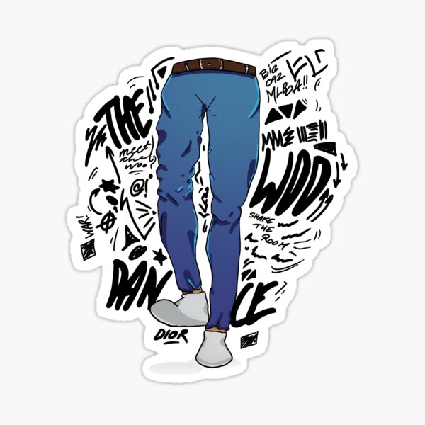 "THE WOO DANCE" Sticker by Controvershit | Redbubble