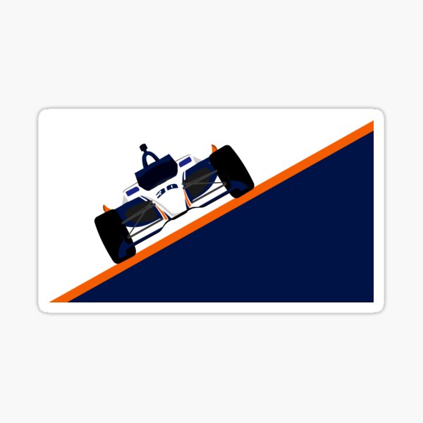 "Sato Indycar" Sticker by chipperdesign12 | Redbubble