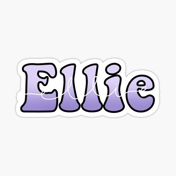 "Ellie custom" Sticker by chloemadesigns | Redbubble