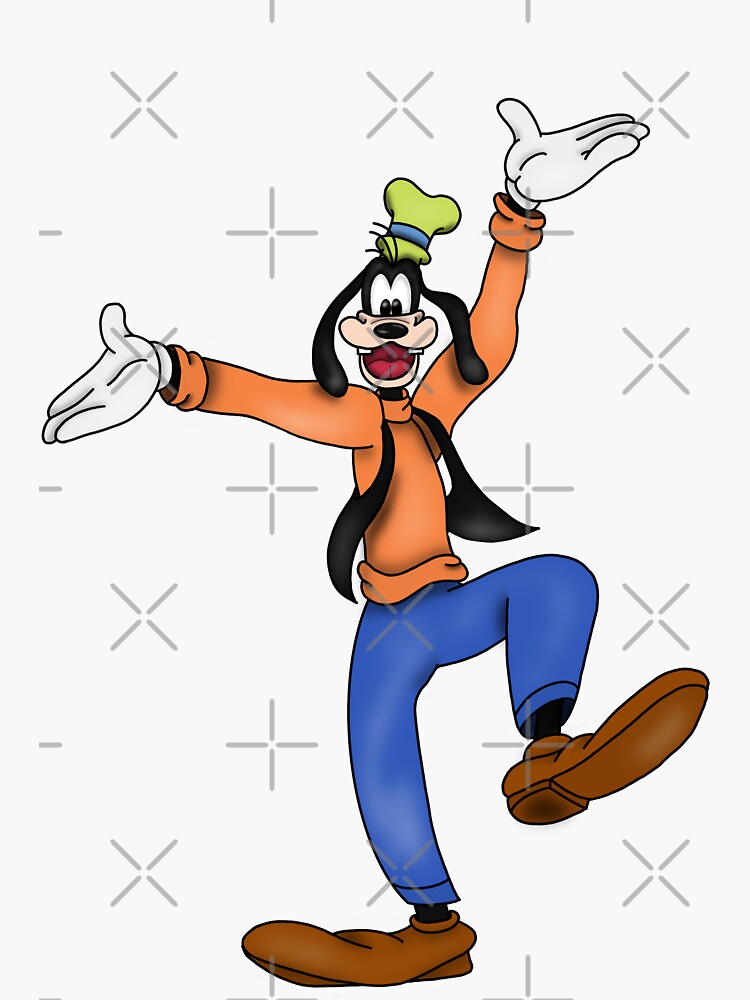"Goofy" Sticker by NorthOcean | Redbubble