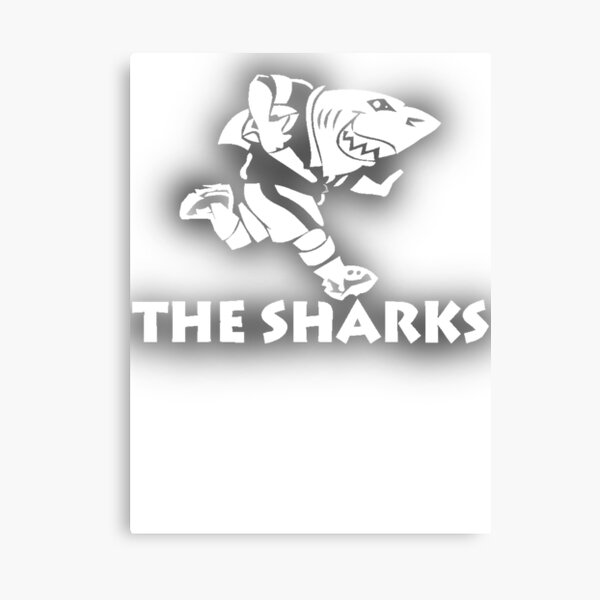 "NATAL SHARKS FOR DARK SHIRTS SOUTH AFRICA RUGBY SUPER RUGBY" Canvas ...