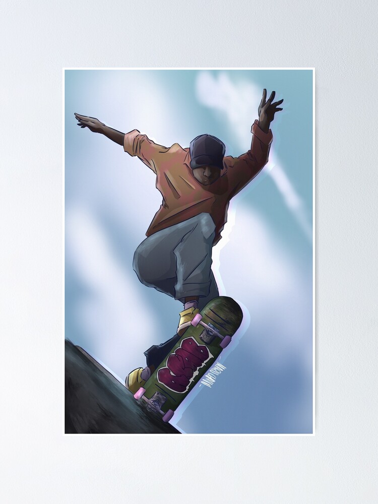 "skater boi" Poster by maruchann | Redbubble