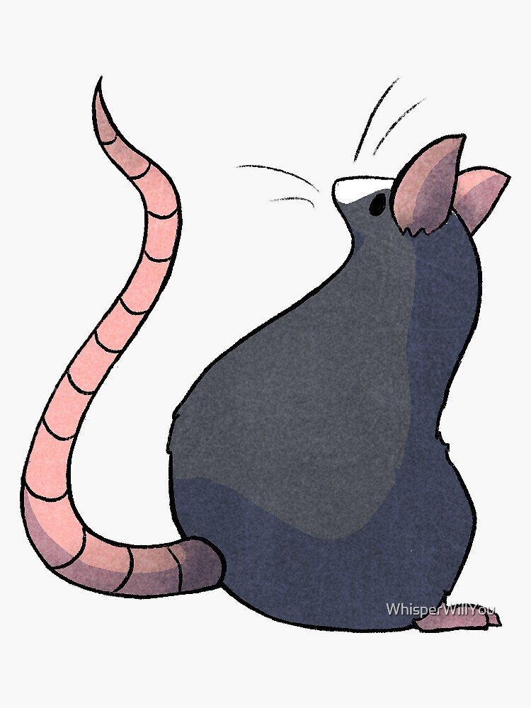"Rat #7" Sticker for Sale by WhisperWillYou | Redbubble