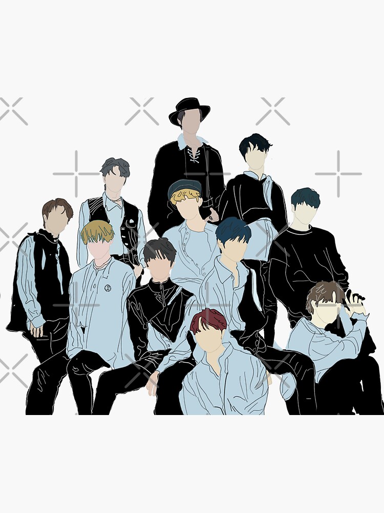 "The Boyz Reveal " Sticker for Sale by pickmekshop | Redbubble