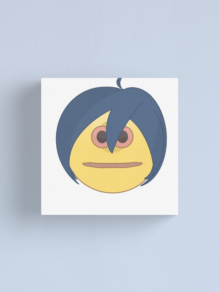 "Cursed Emoji Shuichi Saihara" Canvas Print by XBrxzilX | Redbubble