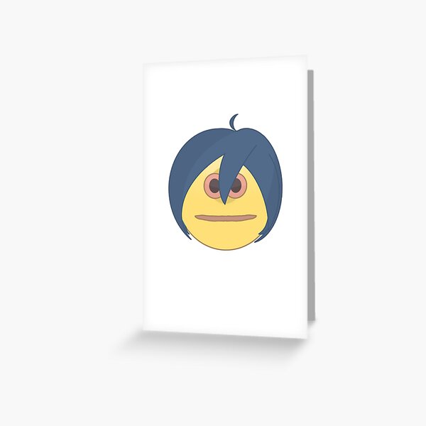 "Cursed Emoji Shuichi Saihara" Greeting Card by XBrxzilX | Redbubble