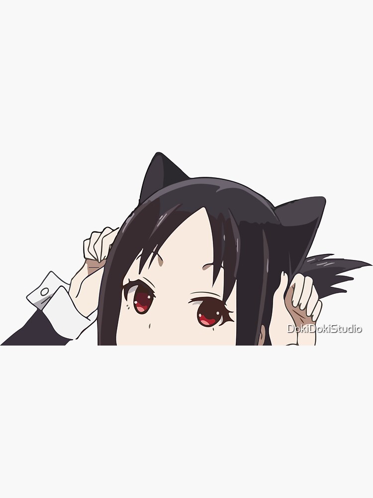 "Kaguya Sama Peeker" Sticker for Sale by DokiDokiStudio | Redbubble