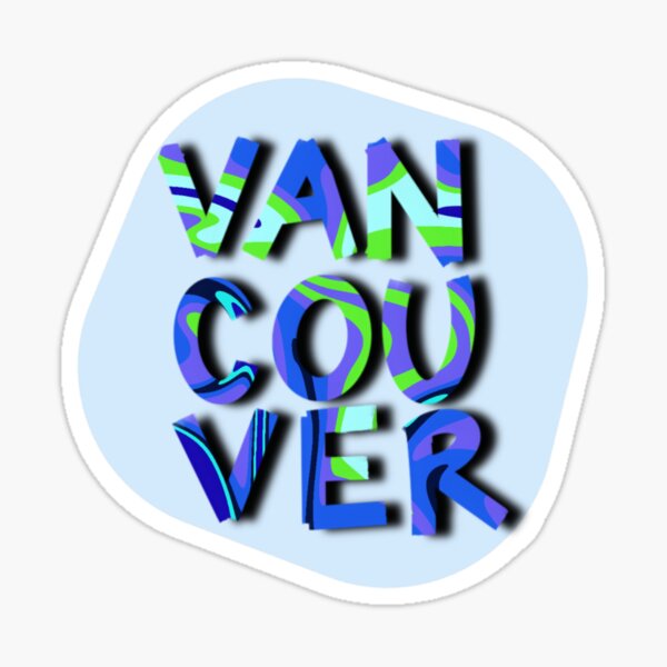 "Vancouver Laptop Sticker" Sticker for Sale by StickerTale | Redbubble