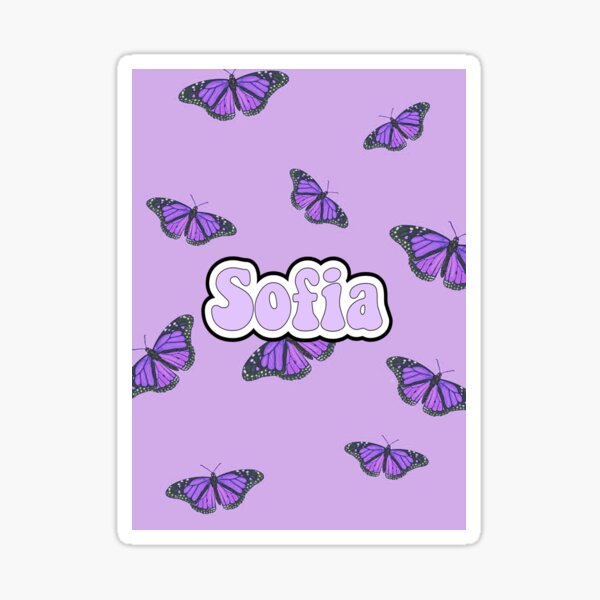 "Sofia Custom" Sticker for Sale by emilyshieldss | Redbubble
