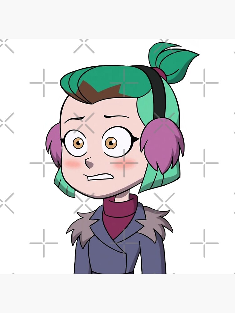 "Amity Blushing - The Owl House " Poster by juliana003 | Redbubble