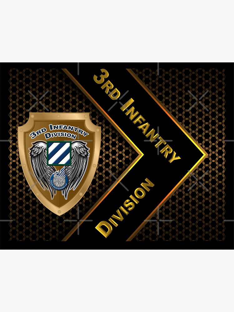 "Tremendous 3rd Infantry Division Commemorative Frame " Sticker by ...